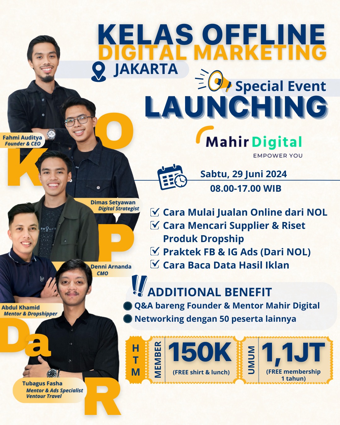 Event & Kopdar - Mahir Digital