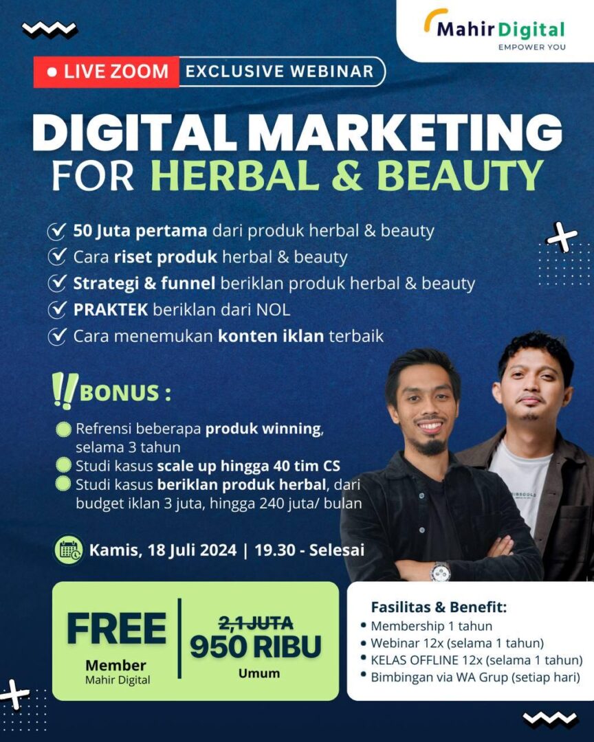 Mahir Digital – Platform Untuk Belajar Digital Marketing